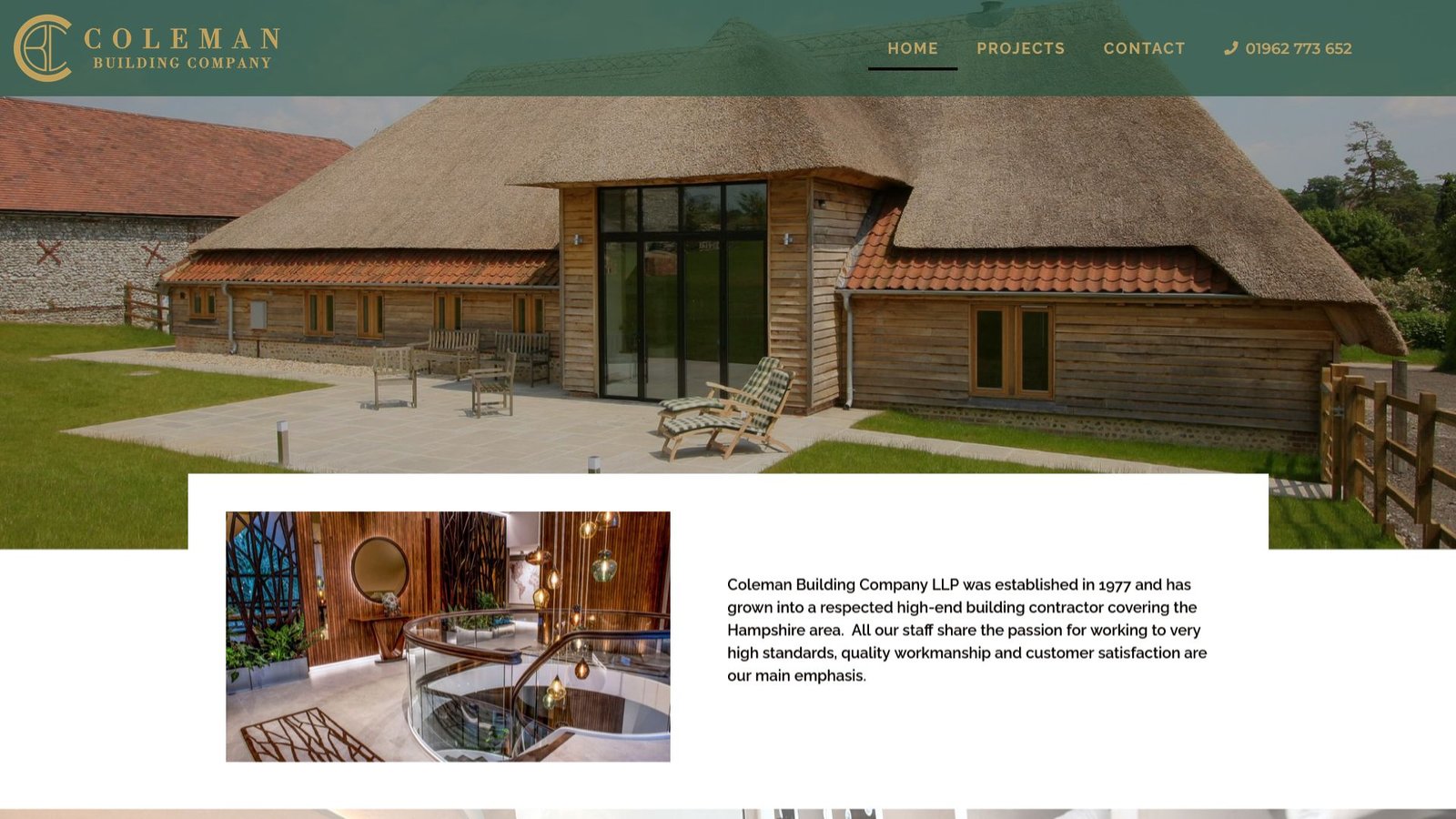 Case Study - Coleman Building - Growing businesses with websites in ...